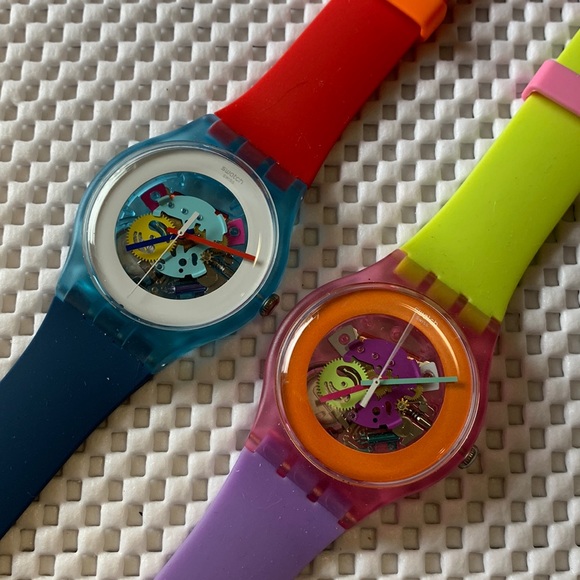 Swatch | Accessories | Swatch Watch Lot 2 Suos1 Suop103 Color Palette ...